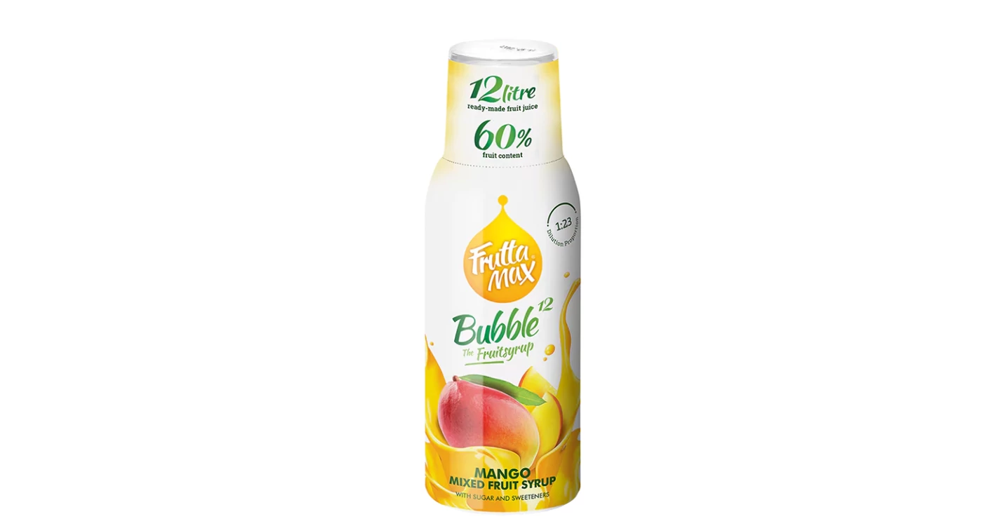 Fruttamax Bubble12 Mangó Gyümölcsszirup [0,5L] - Szirup
