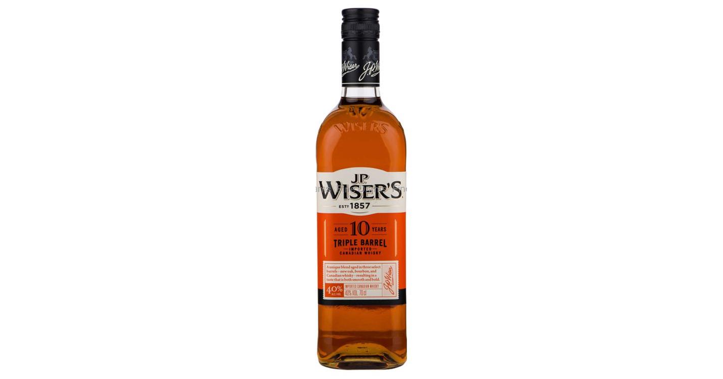 J.P. Wisers 10 Years Triple Barrel Canadian Whisky [0,7L|40%] - Whisky ...