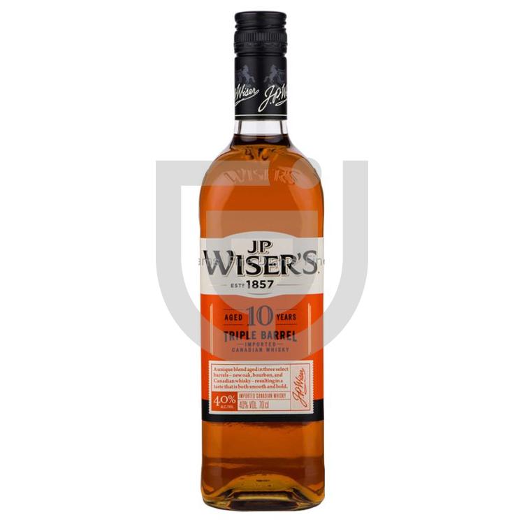 J.P. Wisers 10 Years Triple Barrel Canadian Whisky [0,7L|40%] - Whisky ...